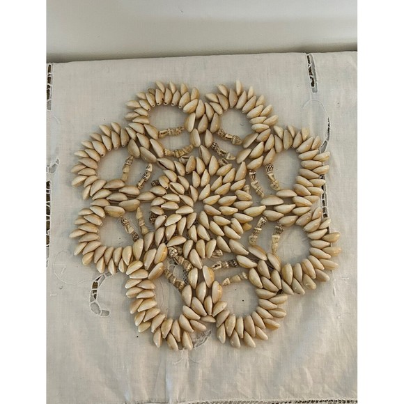 Unbranded | Accents | Vtg Seashell Sea Shells Trivet Large Hot Pad ...